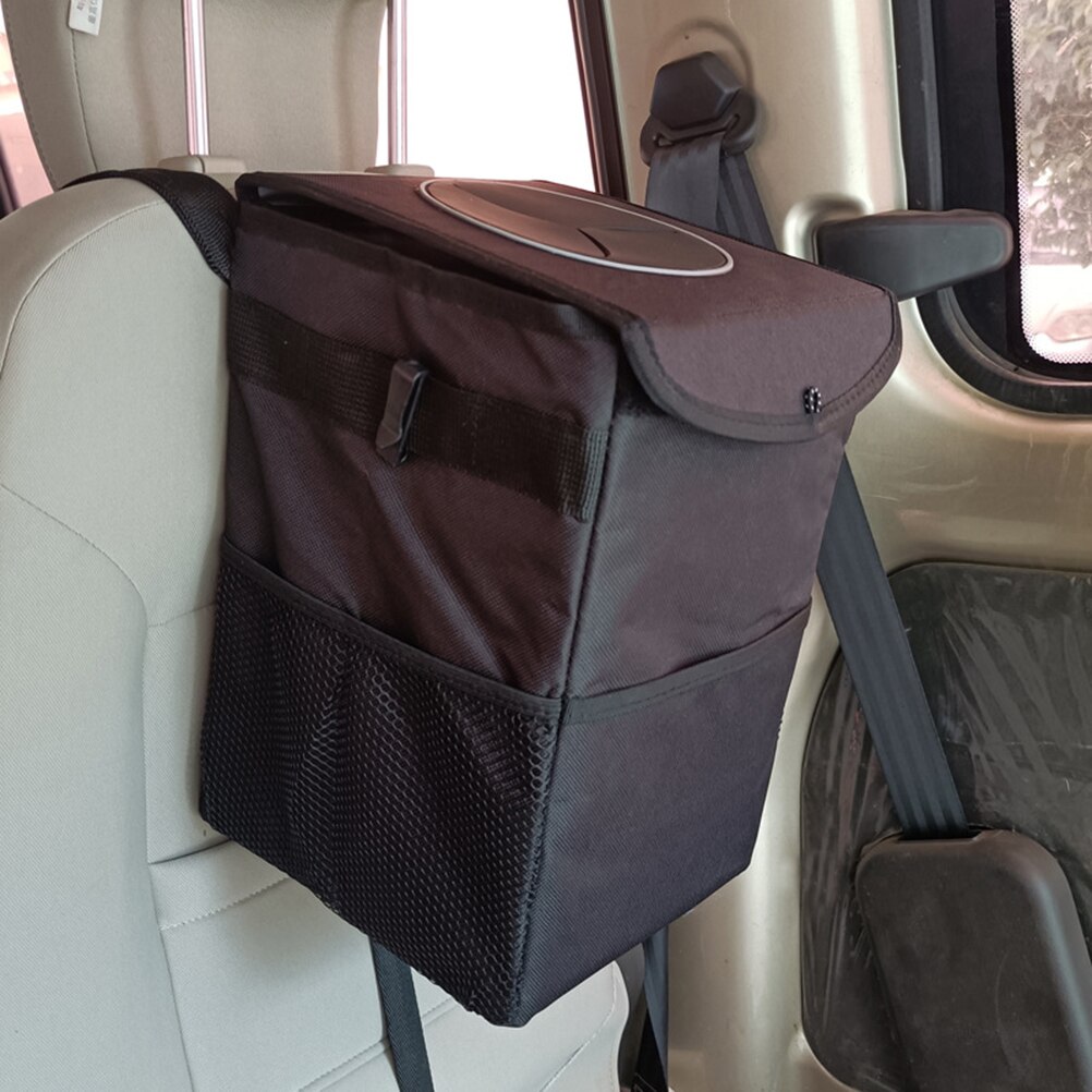 Foldable Black Waste Rubbish Trash Bag for Car Int... – Vicedeal