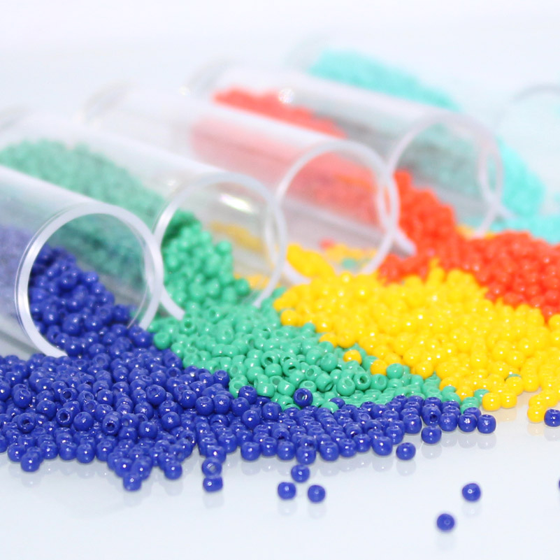Tao perler 2.0mm 10 /rør flere farver runde løse g... – Vicedeal