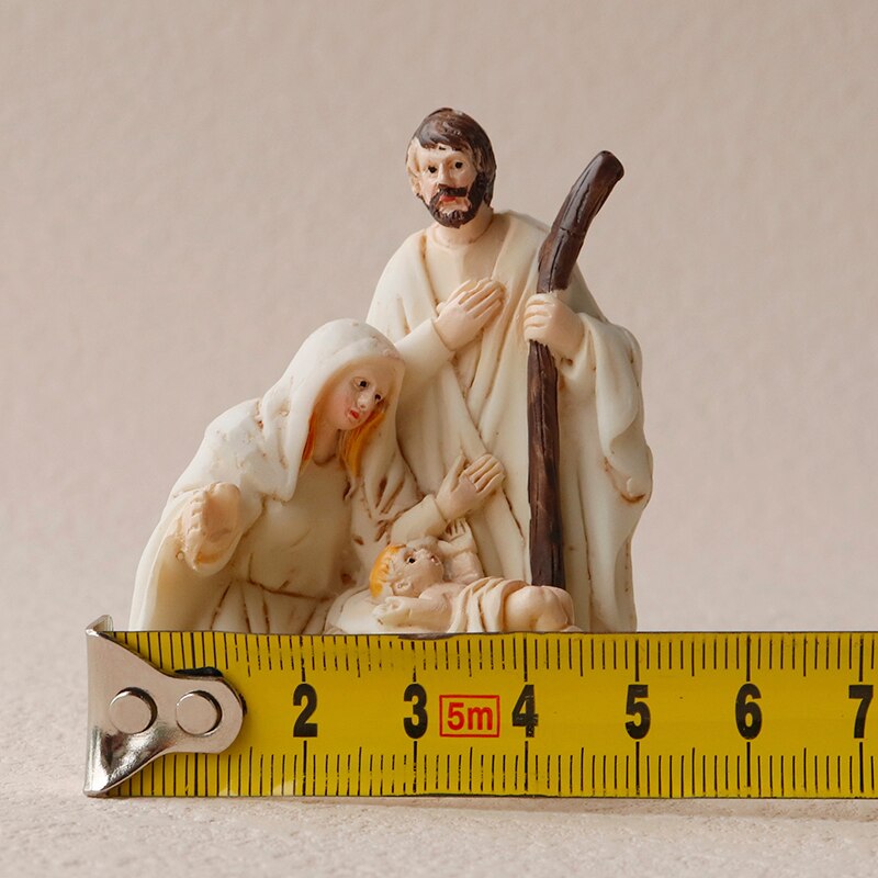 Christmas manger nativity statue ornaments Belen d... – Vicedeal