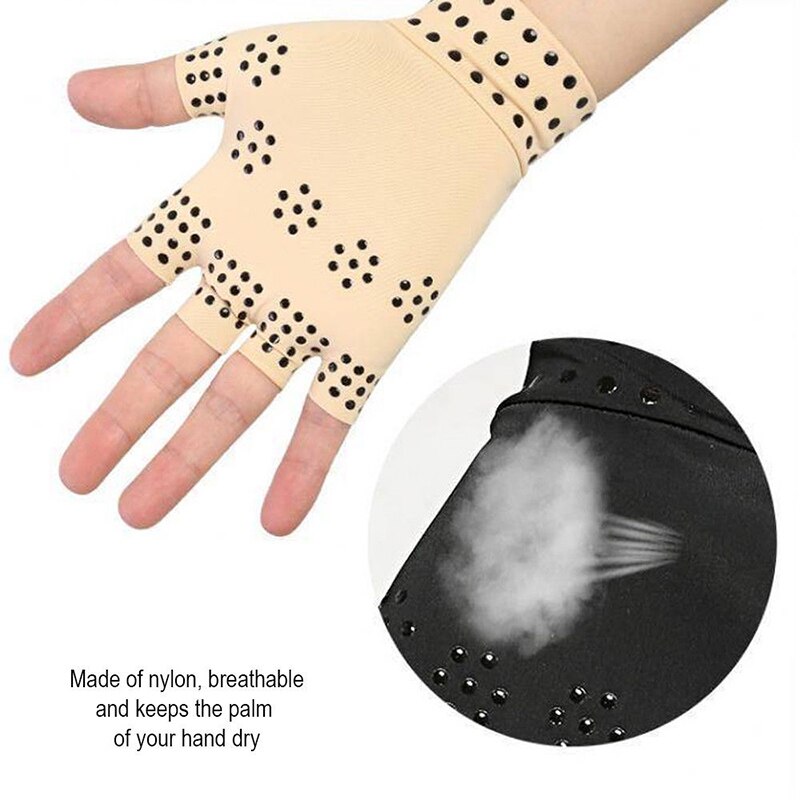 1Pair Magnetic Therapeutic Arthritic Fingerless Co... – Grandado