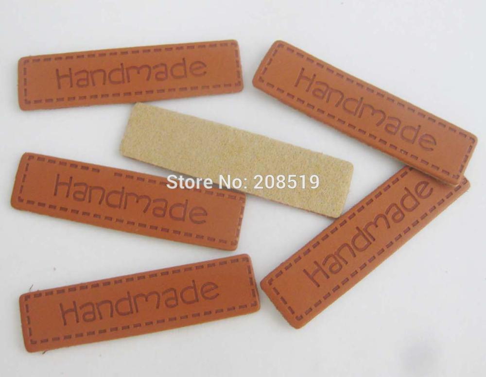 LLNVK Sew on garment labels PU leather made 50 pie... – Grandado