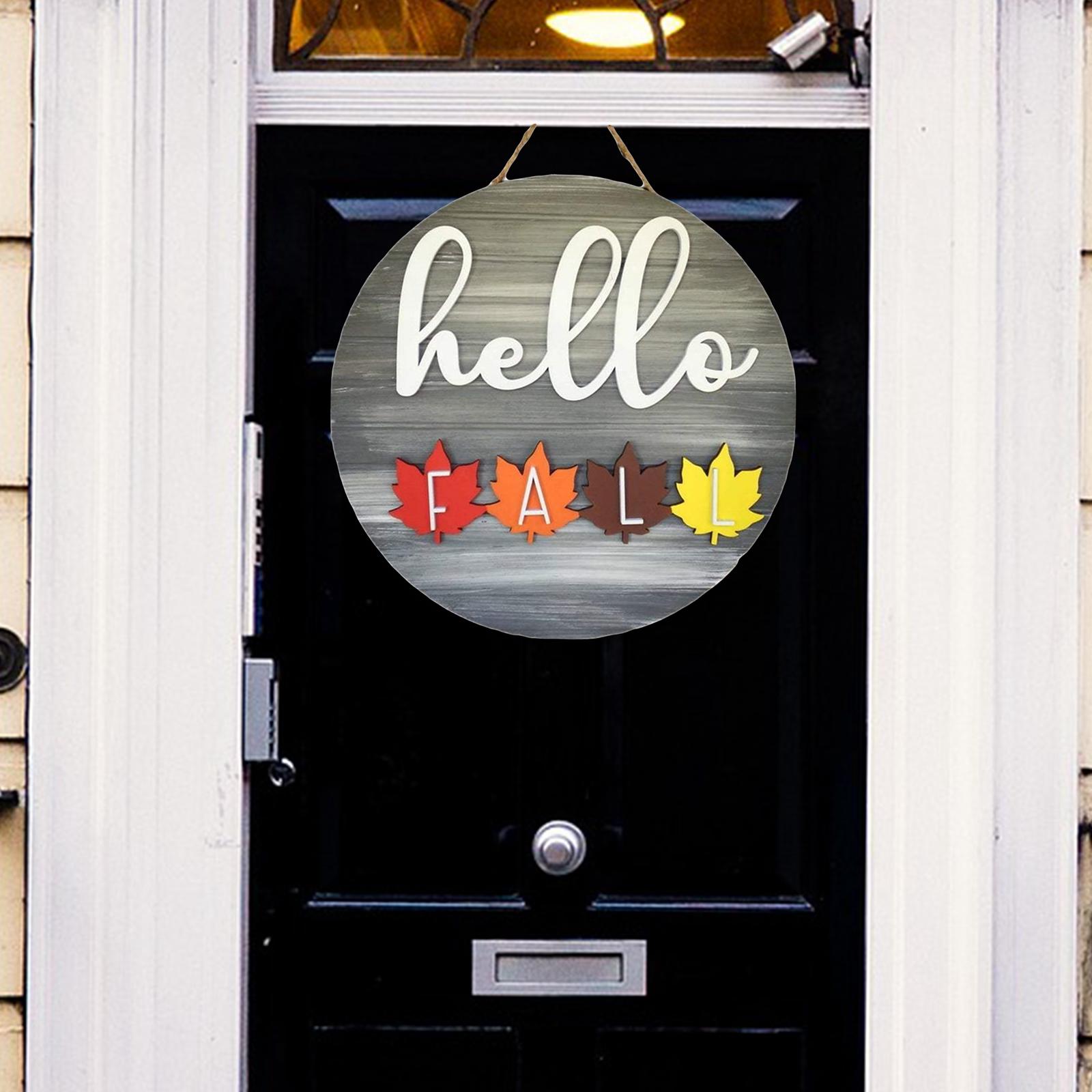 Seasonal Interchangeable Welcome Sign for Front Do... – Grandado