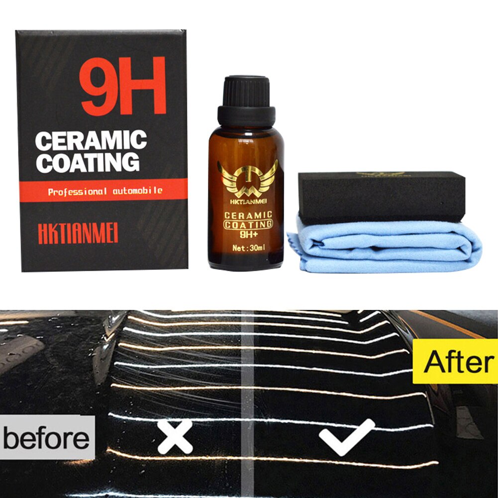30ml 9H Ceramic Liquid Car Glass Coating Auto Hydr... – Grandado
