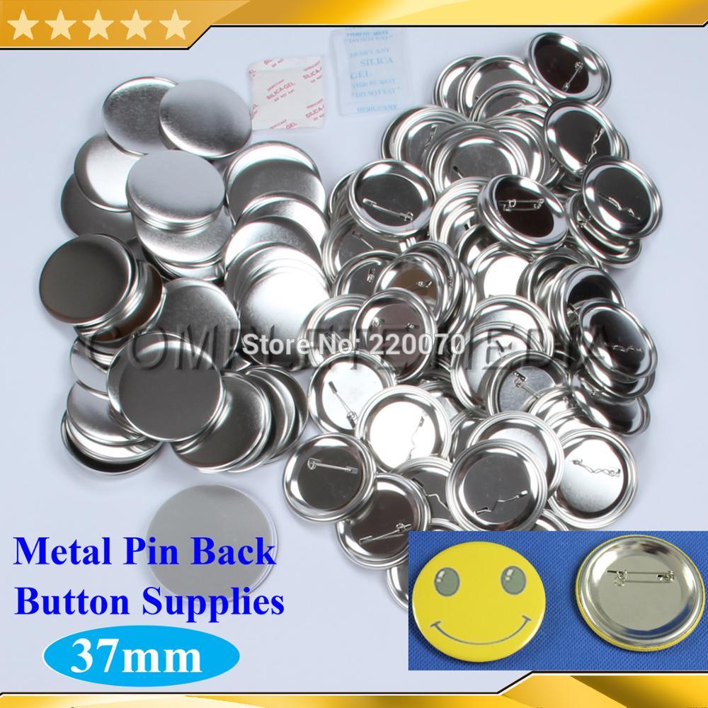 200 Sets 1-1/2" 37mm Pin Back Metal Pinback Button... – Grandado