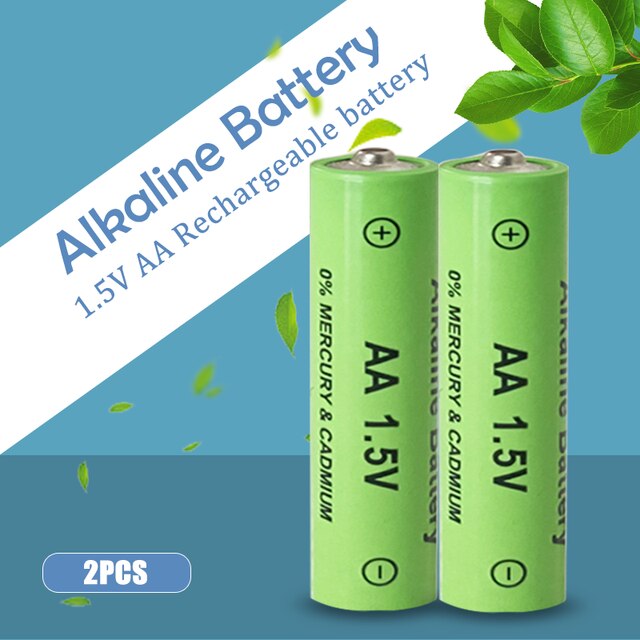 1-2PCS 1.5V 3000mAh AA Rechargeable Alkaline Batte... – Vicedeal
