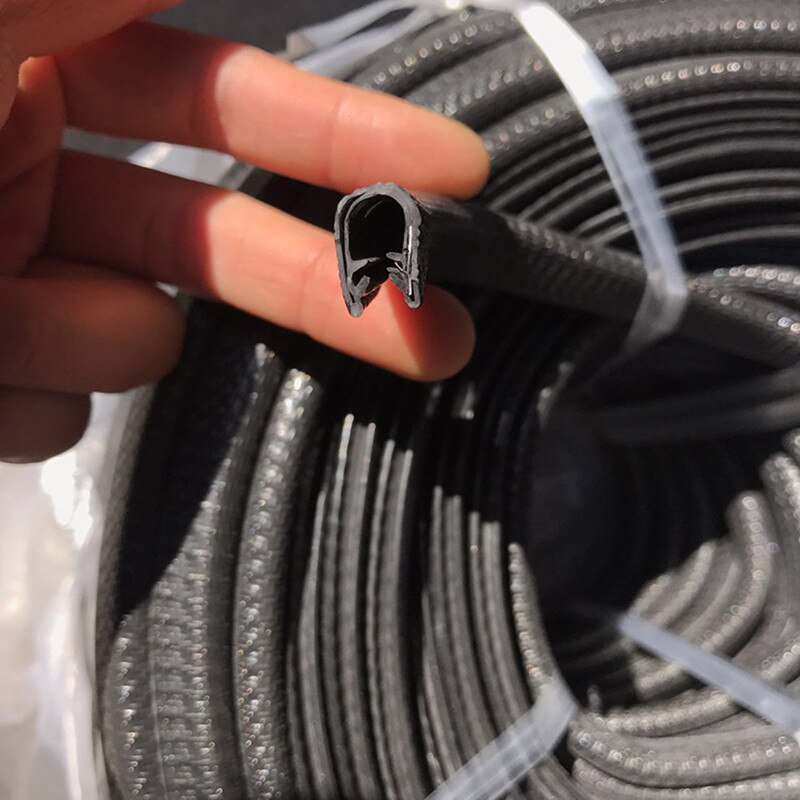 U Style Rubber Edge Trim Black Seal Protector Guar... – Grandado