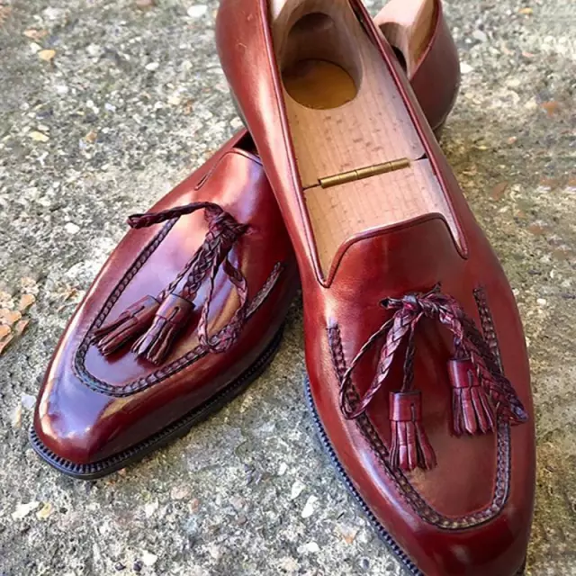 Spring and Autumn Pointed PU Leather Shoes Low Hee... – Grandado