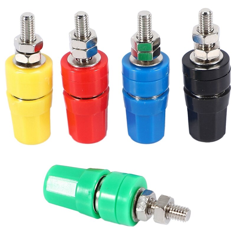 5Pcs M4X36 Pure Copper Terminal 4Mm Banana Jack So... – Grandado