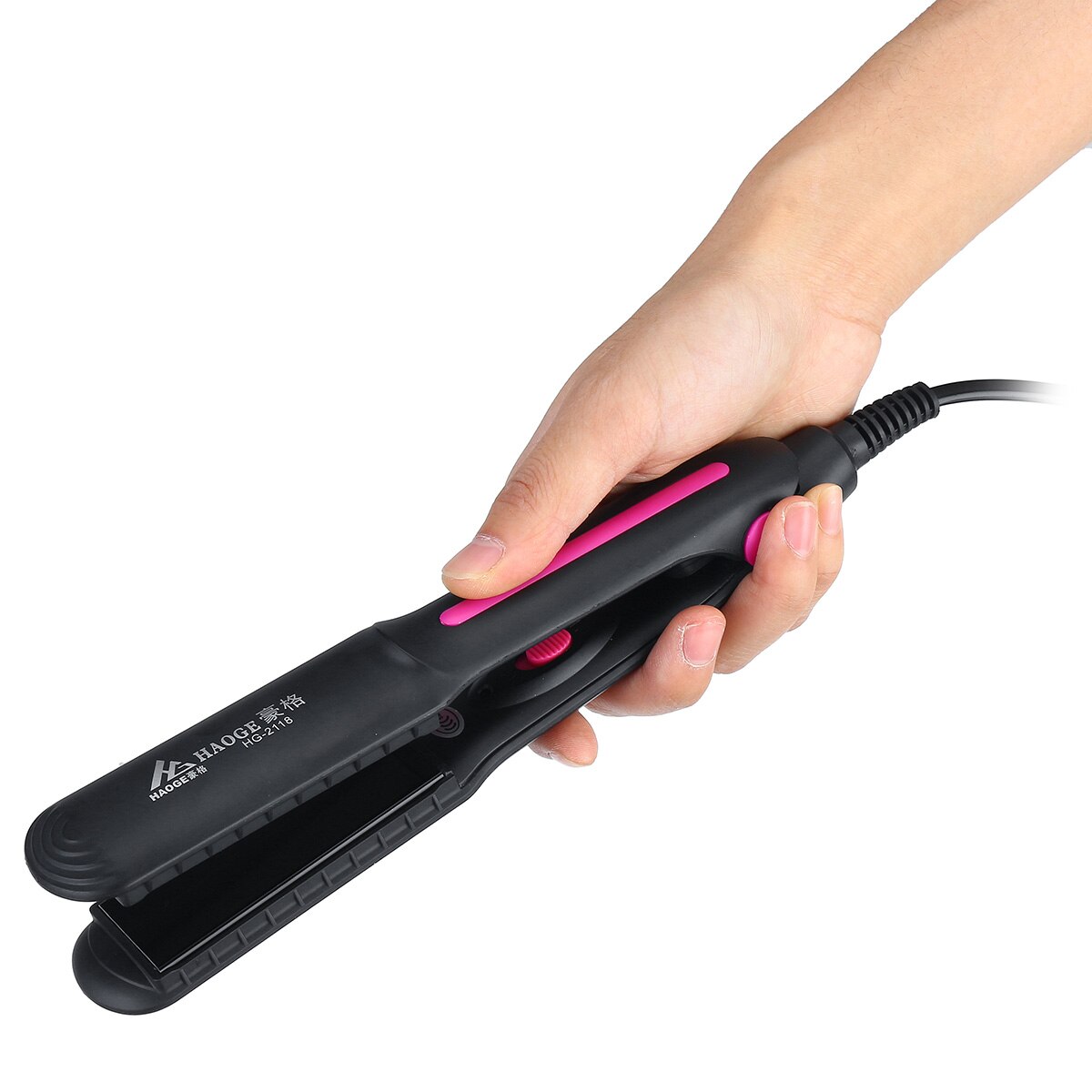 2 IN 1Electric Hair Straightener Irons Fast Warm-u... – Grandado
