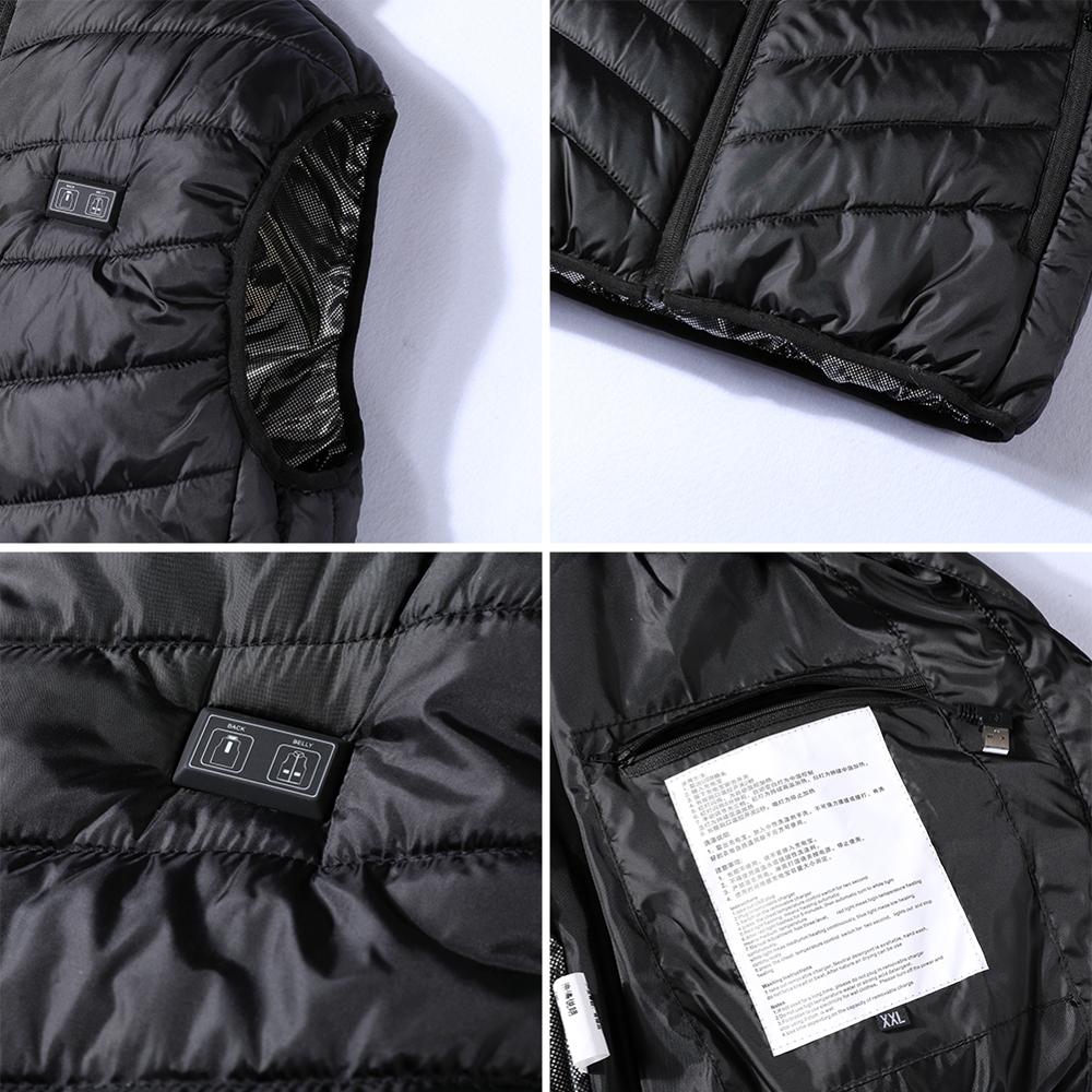 4-Zone Heating Vest Jacket USB Men'S Winter Intell... – Vicedeal