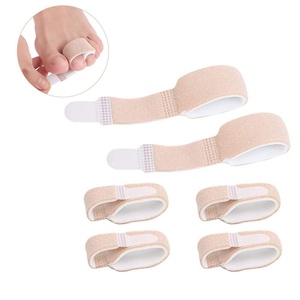 6 Pieces Of Toe Straightening Toe Separator Tape T... – Grandado