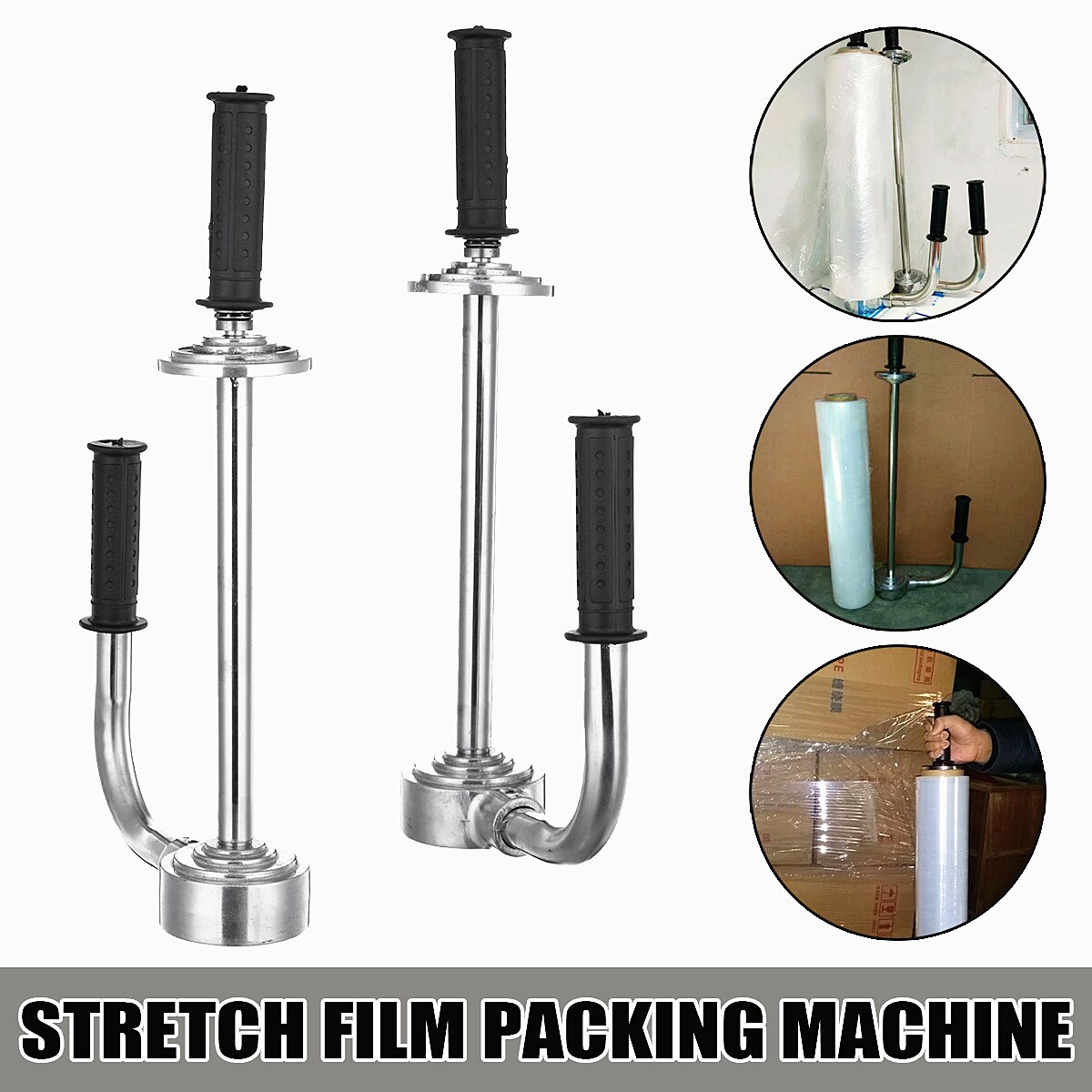 Handy Manual Handle Stretch Film Wrapping Dispense... – Grandado