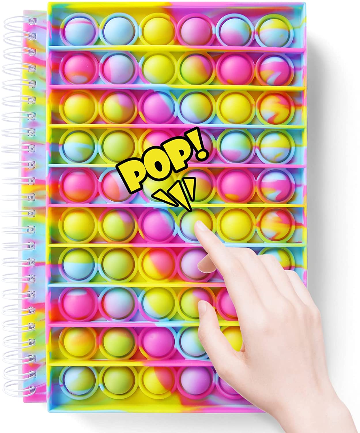 Sharkbang Fidget Pop Bubble Notebooks,A5 Spiral Jo... – Grandado