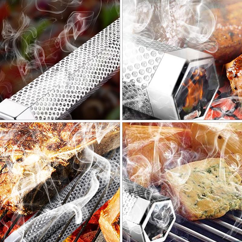 1pc Pellet Smoker Tube Stainless Steel Perforated ... – Grandado