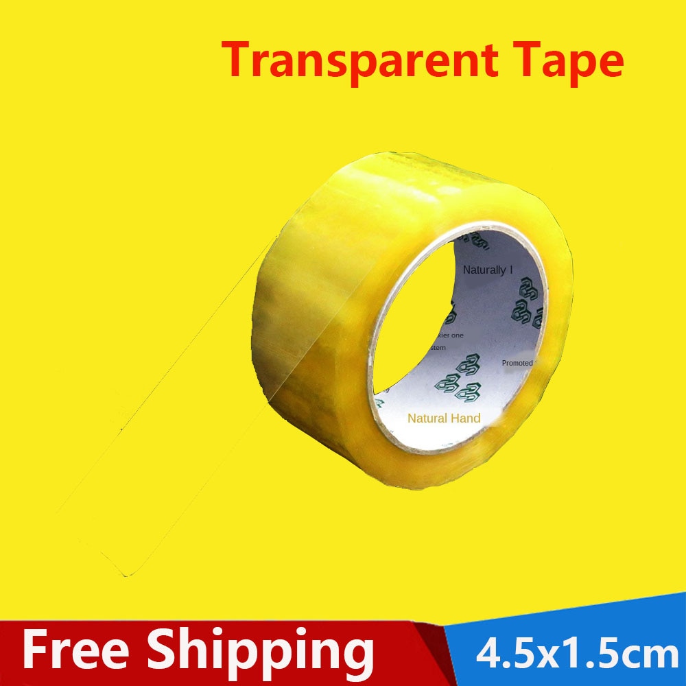 Packing Adhesive Tape Transparent Tape Strong Glue... – Grandado