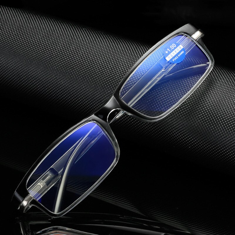 Anti-blue Light Reading Glasses Spring Leg Alloy E... – Grandado