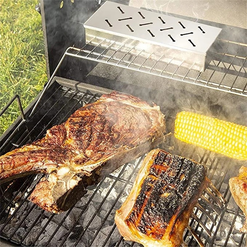 Wasbaar En Opvouwbare Rvs Rook Doos Bbq Rook Doos ... – Vicedeal