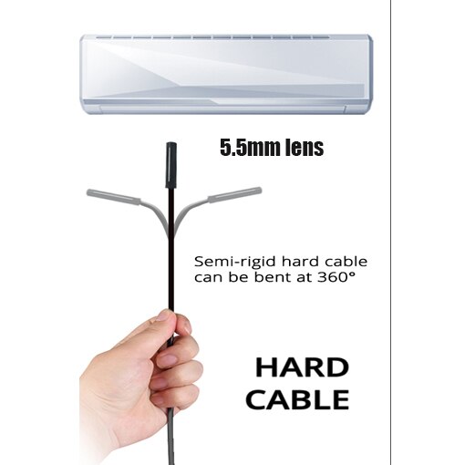 8mm Lens USB C Endoscope Camera 5M Semi Rigid Hard... – Grandado