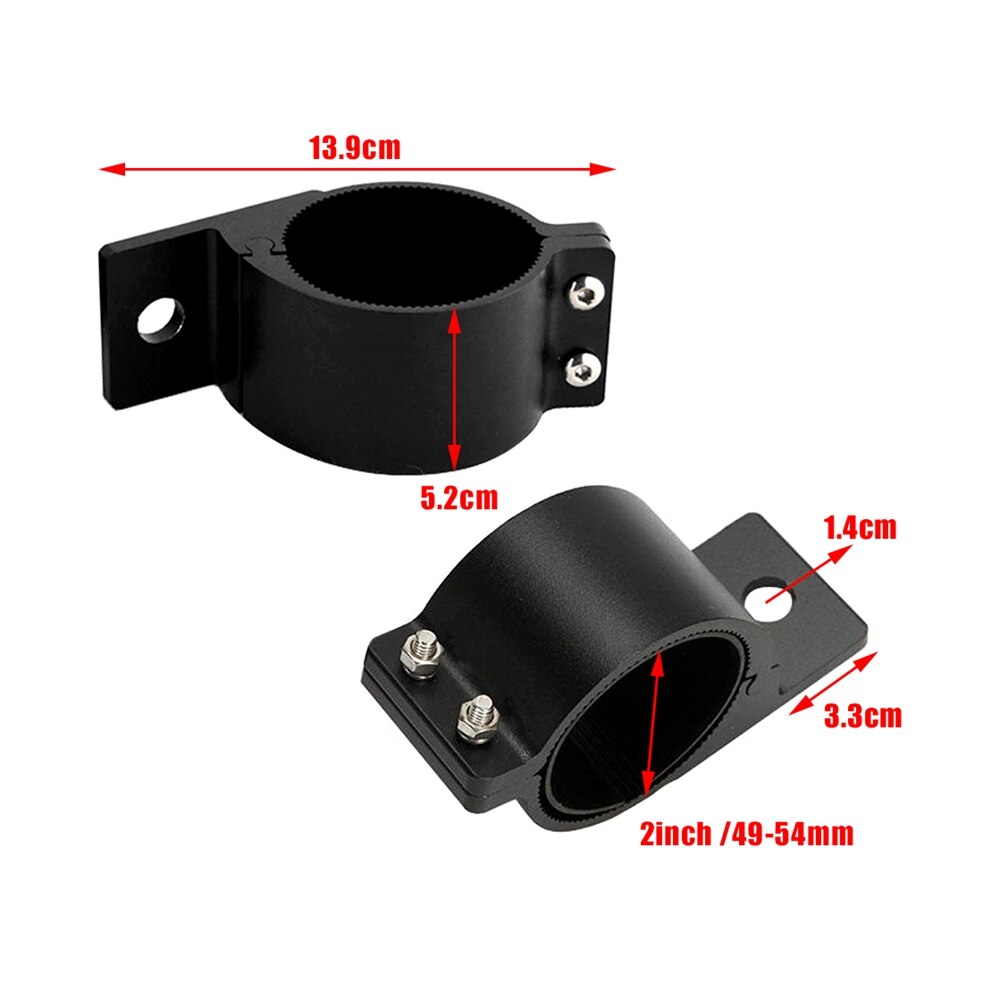 LED Light Bar 2.5" 61-67mm Bullbar Mounting Bracke... – Grandado