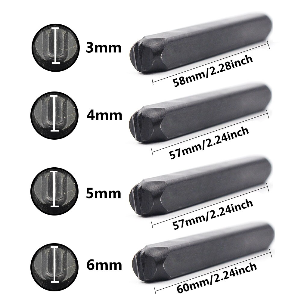 36Pcs Alfabet Nummer Stempelen Punch Staal Sterven... – Vicedeal