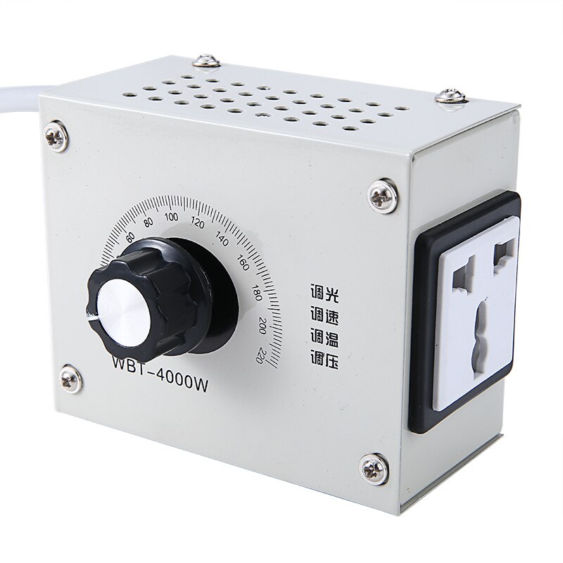 1Pcs 4000W AC 220V Variable Voltage Controller Con... – Vicedeal