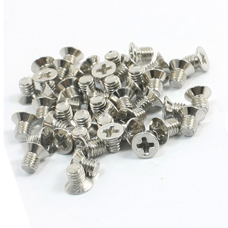 50Pcs Metal M3 x 4mm Cross Recessed Countersunk Fl... – Grandado