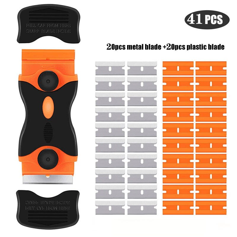 Double-Sided Scraper With Plastic Handle Blade Com... – Vicedeal