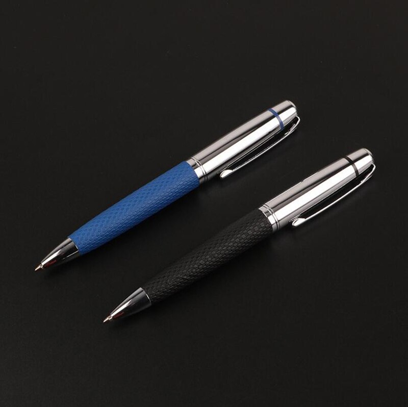 Luxury Brand Metal Ballpoint Pen PU Leather Smooth... – Vicedeal