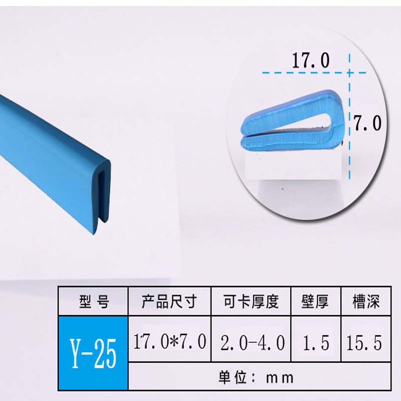 U Channel Rubber Edge Moulding Trim Weather Strip ... – Grandado