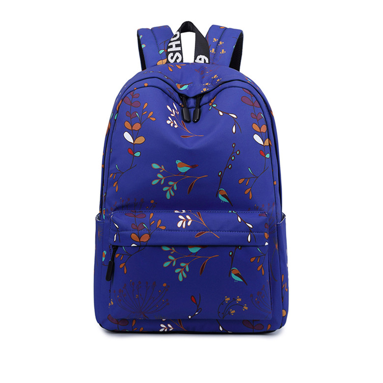 Casual Waterproof Women Backpack Flower Printing G... – Grandado