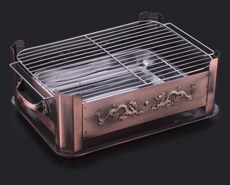 Portable stainless steel charcoal bbq grill restau... – Grandado