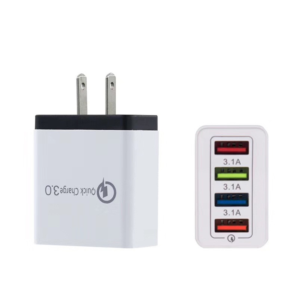 Coming 4 Port Quick Charge QC 3.0 USB Charger Trav... – Grandado