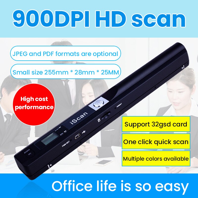 Portable Scanner Document A4 Book Scanner Color Ph... – Vicedeal
