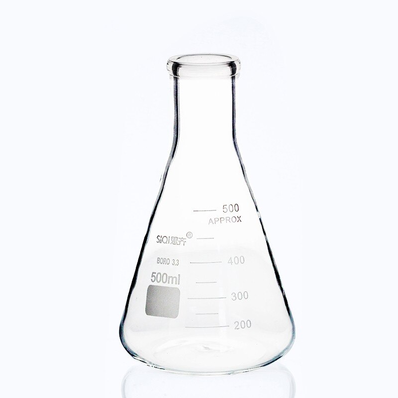 2Pcs / 500ml glass Erlenmeyer flasks for school la... – Grandado