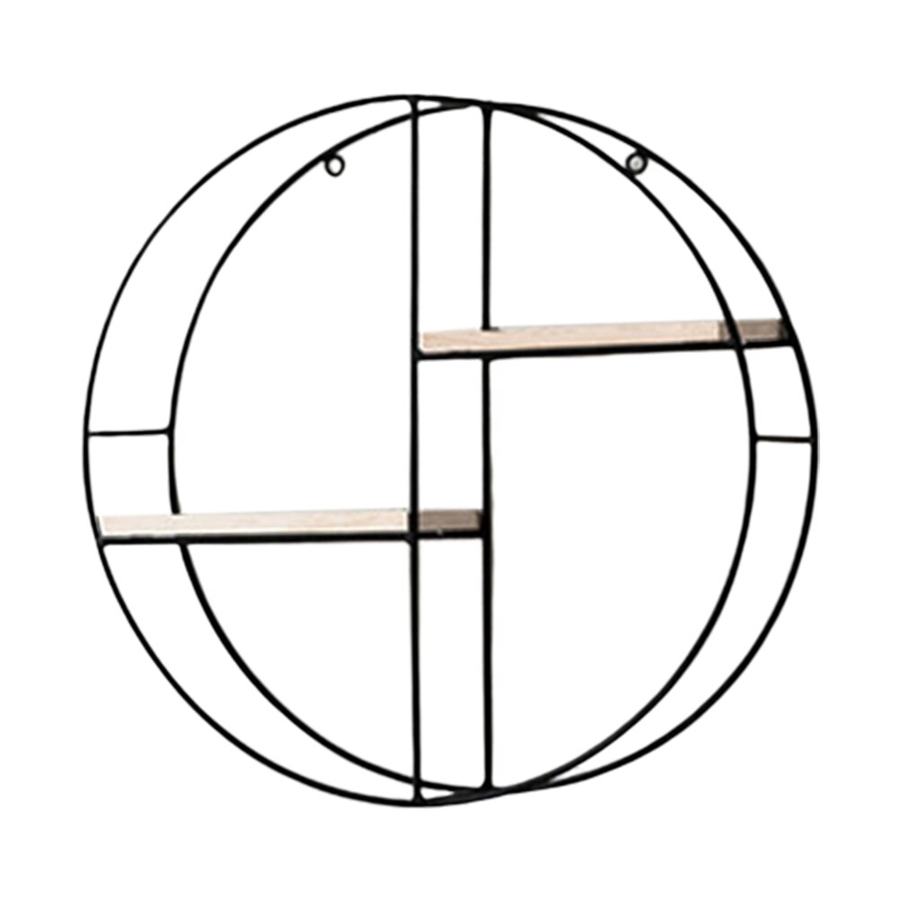 Metal Wooden Storage Rack Wall Hanging Storage Hol... – Grandado