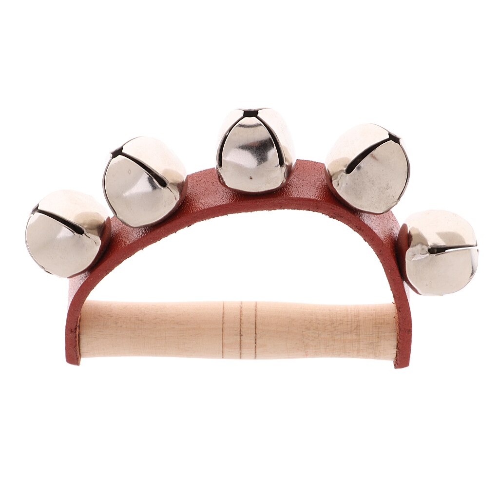 Wooden Handle Bell Shaker Rattle Toys for Baby Kid... – Grandado