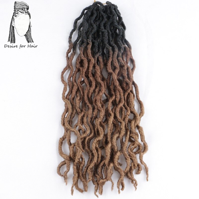 Desire for hair 20 inch wavy curly soft faux locs ... – Vicedeal