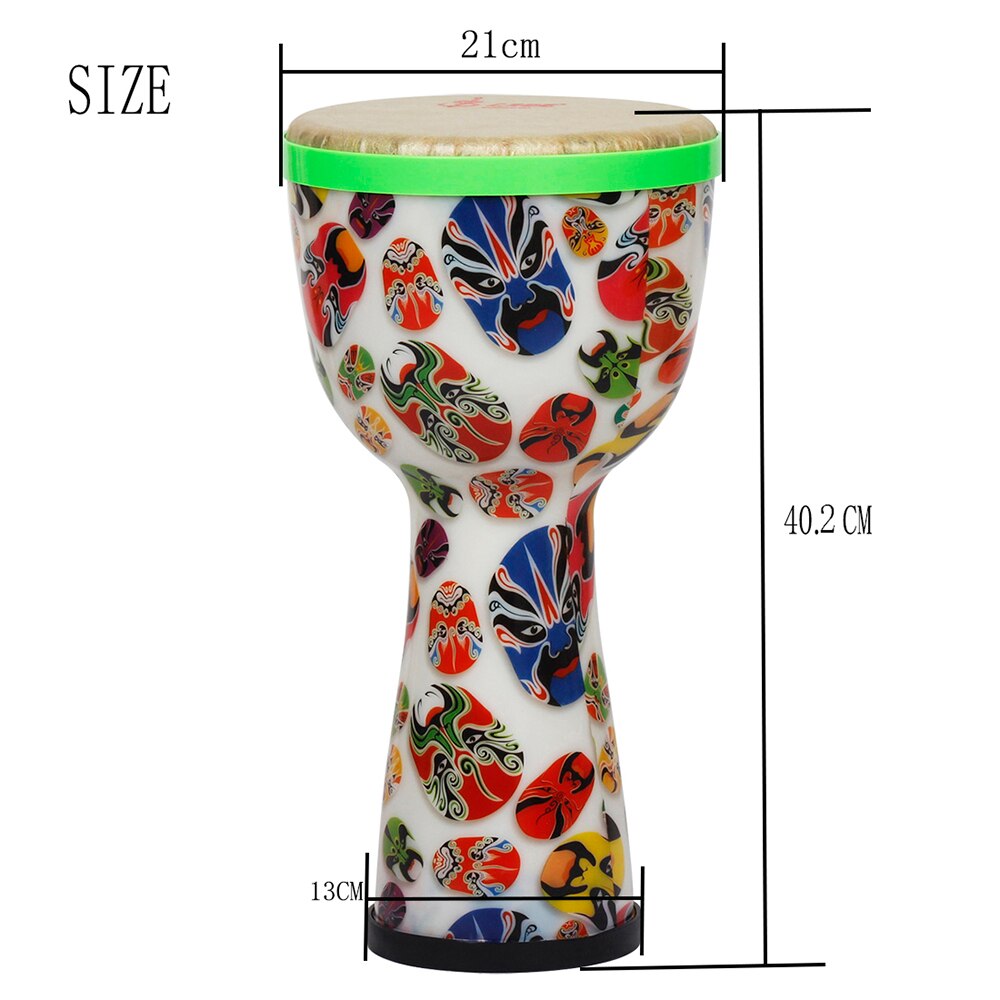 8 Inch African Drum Percussion Instrument Djembe B... – Grandado