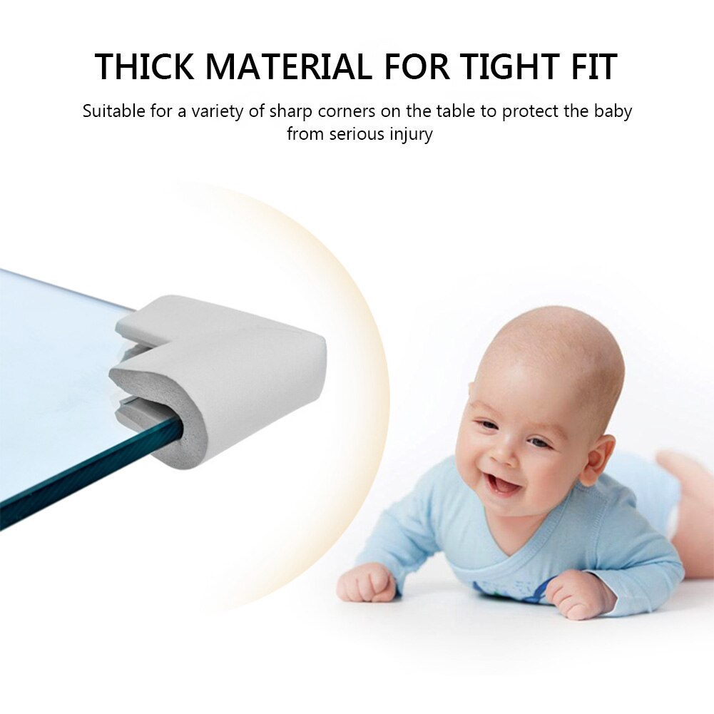 L form 8 stk babysikkerhet hjørnebeskytter barnebe... – Vicedeal