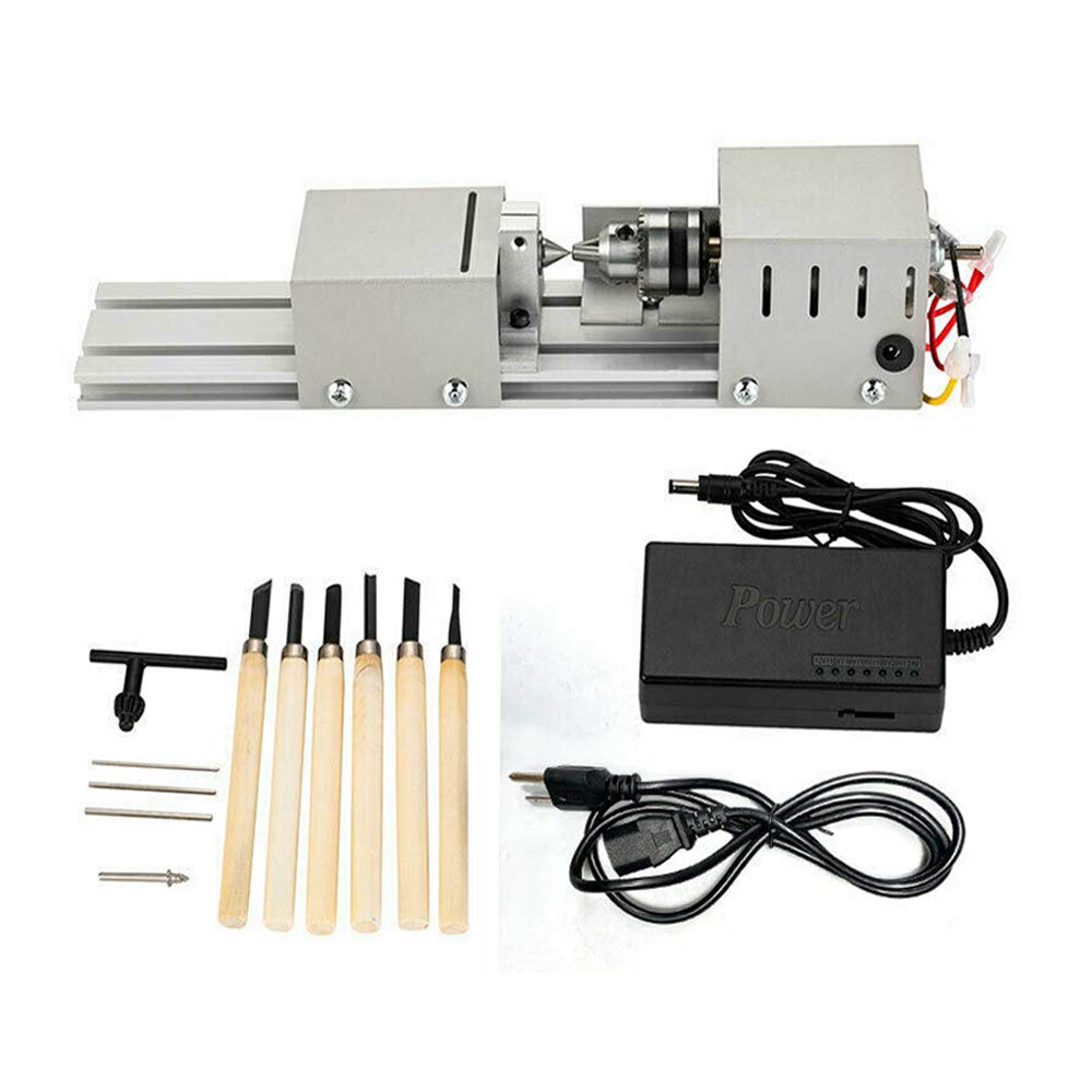 96W DC12-24V Mini Draaibank Machine Tools Diy Hout... – Vicedeal