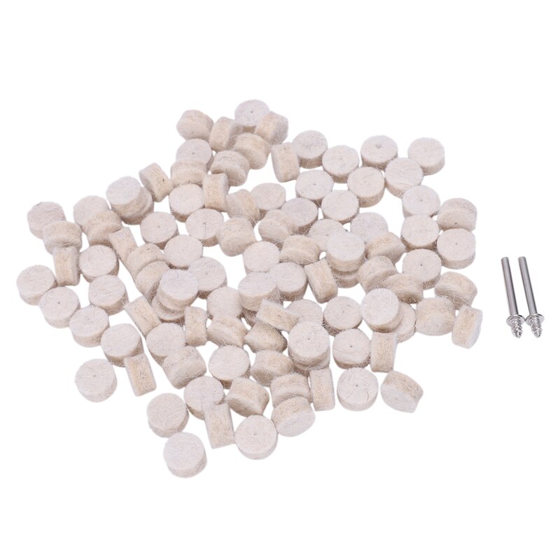 100pcs Wool Felt Polishing Buffing Round Wheel Too... – Grandado
