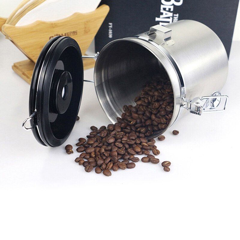 Coffee Canister Stainless Steel Coffee Storage Con... – Grandado