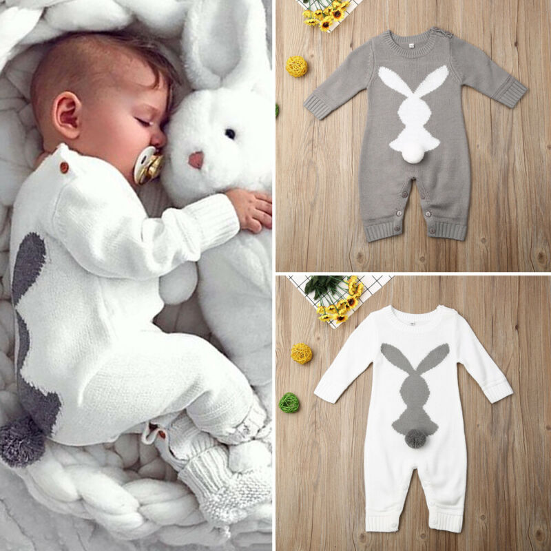 Newborn Baby Boy Girl 0-24M Bunny Knitting Wool Ro... – Vicedeal