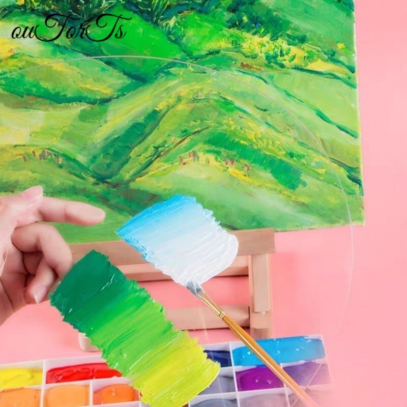 Acryl Verf Palet Transparant Clear Gouache Kunsten... – Vicedeal