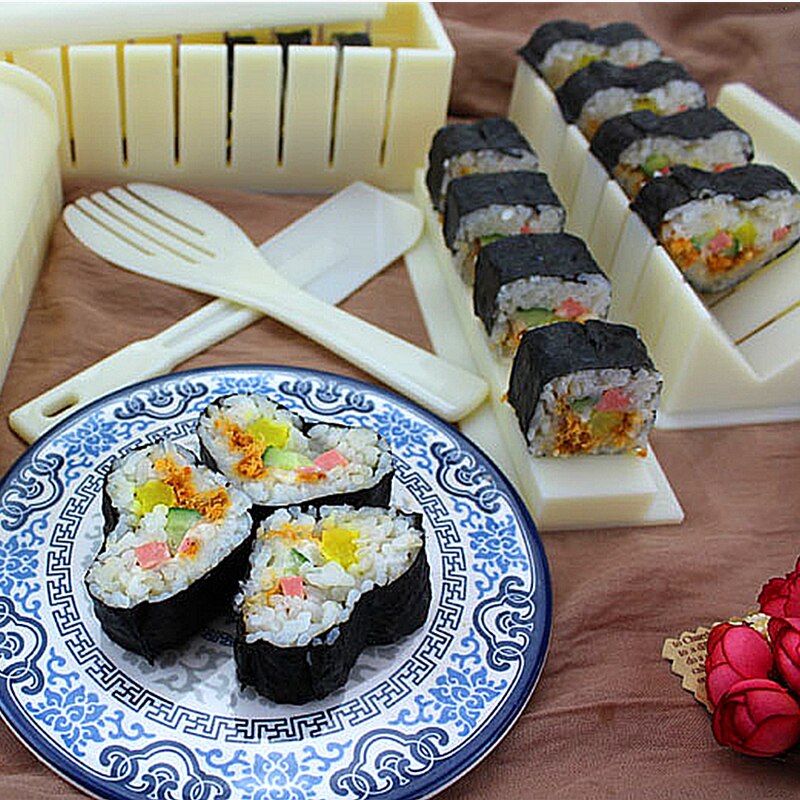 Sushi form sæt komplet sæt sushi skæreværktøj 10 s... – Vicedeal