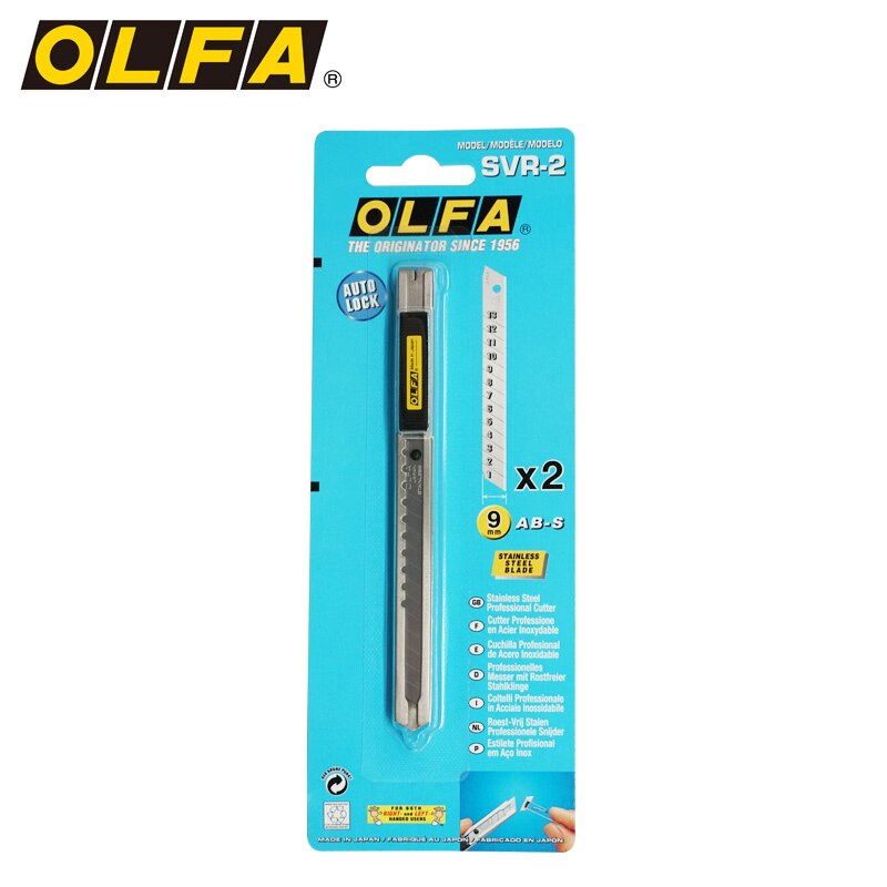 OLFA SVR-2-cuchillo de acero inoxidable, con cierr... – Grandado