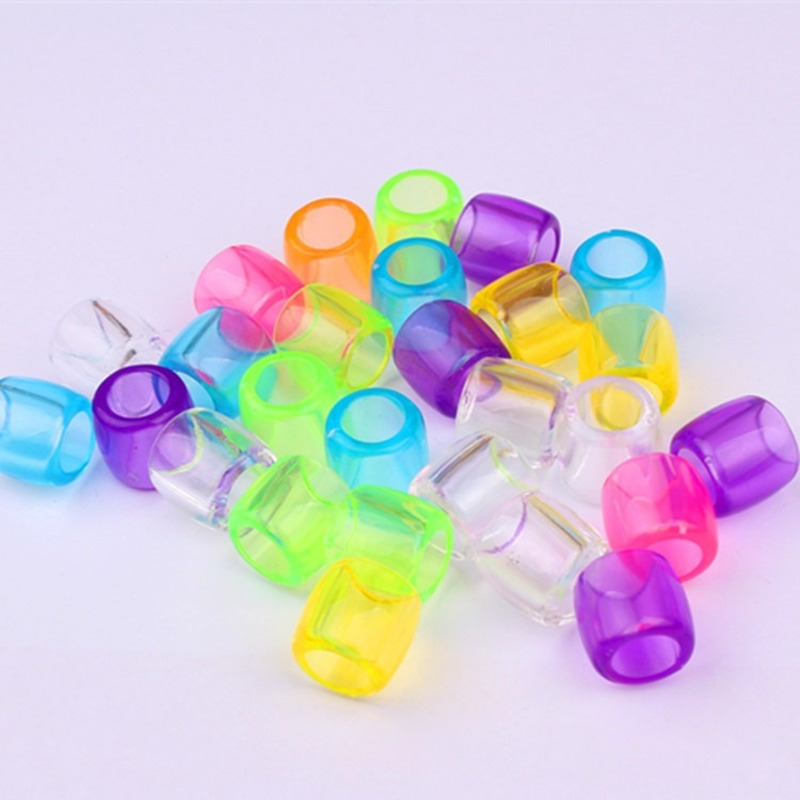 20Pcs Plastic Colorful Transparent Crochet Kids Br... – Grandado