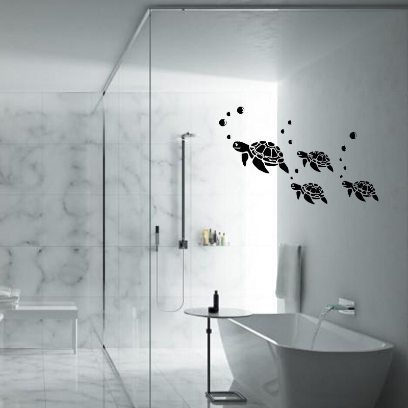 YOJA-calcomanía de cristal de tortuga para decorac... – Grandado