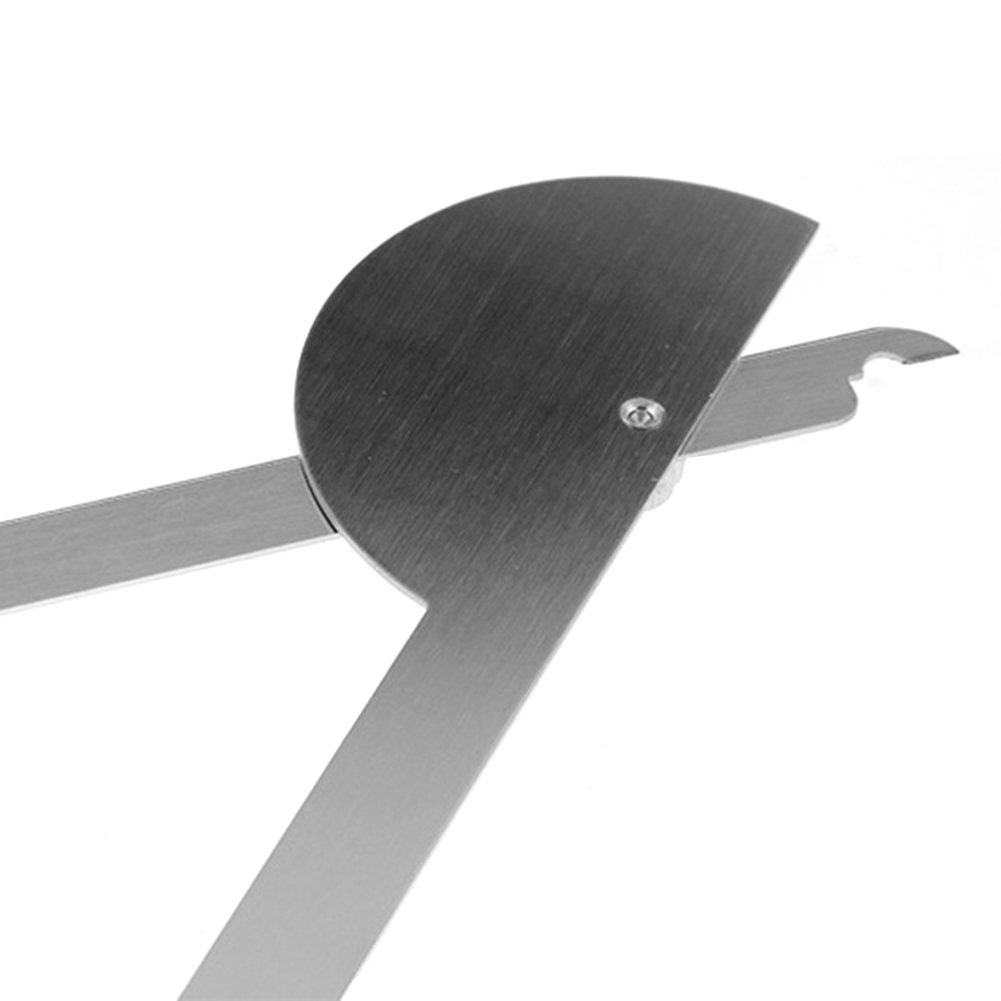 180 Degree Stainless Steel Protractor Angle Finder... – Grandado