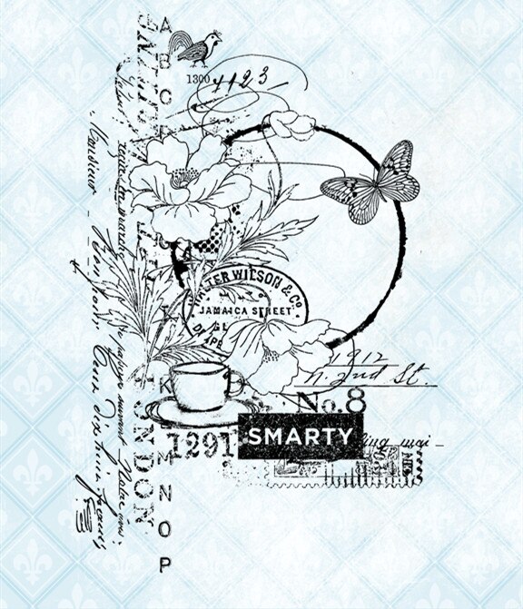 Achtergrond Bloem Stempel Clear Stempel Voor Scrap... – Grandado